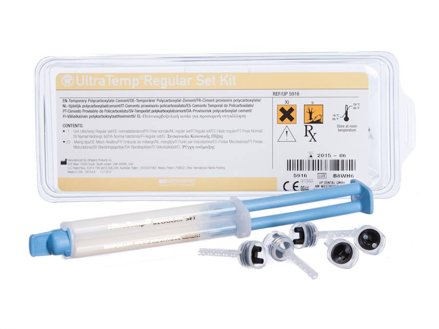 UltraTemp™-Polycarboxylate, Non-Eugenol, Temporary Luting/Filling Material