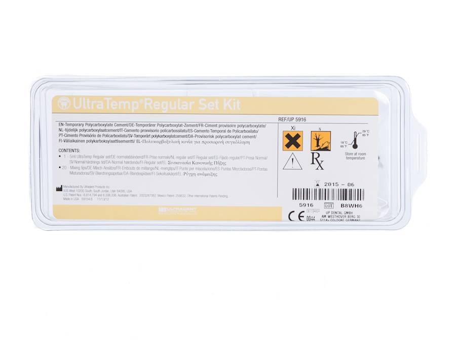 UltraTemp™-Polycarboxylate, Non-Eugenol, Temporary Luting/Filling Material