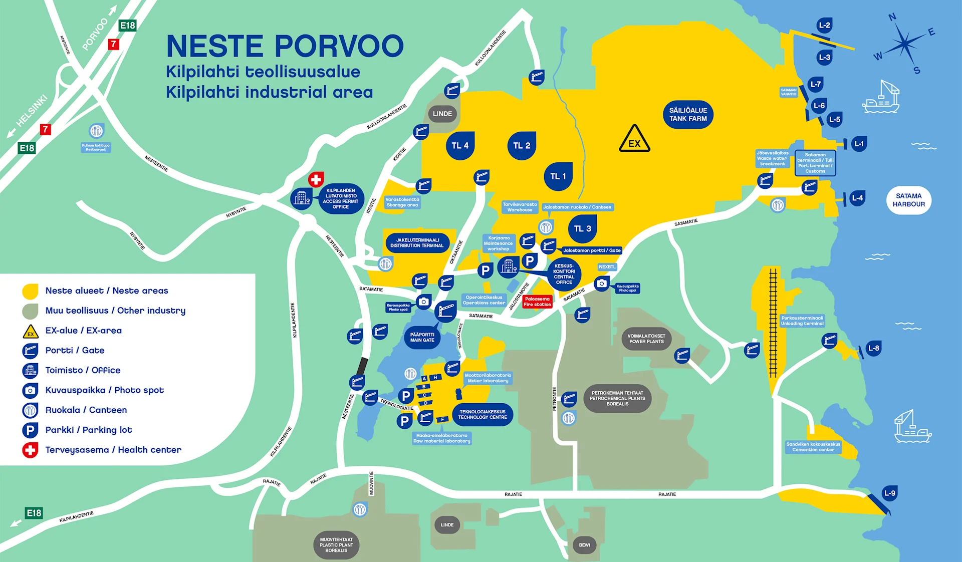 Porvoon jalostamon yhteystiedot | Neste