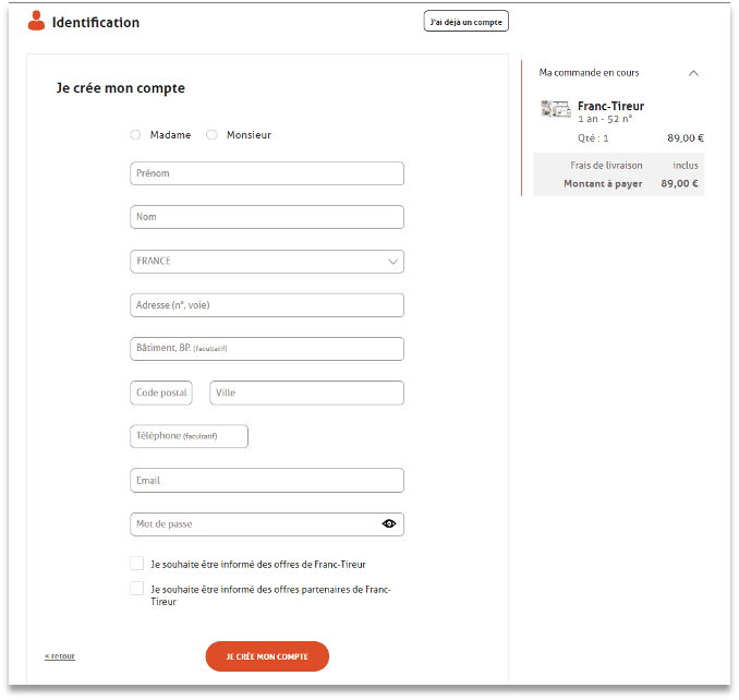 Comment offrir un abonnement