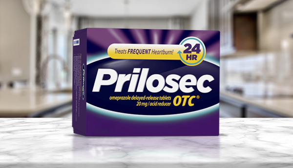OTC Prilosec 20 mg Heartburn Tablets