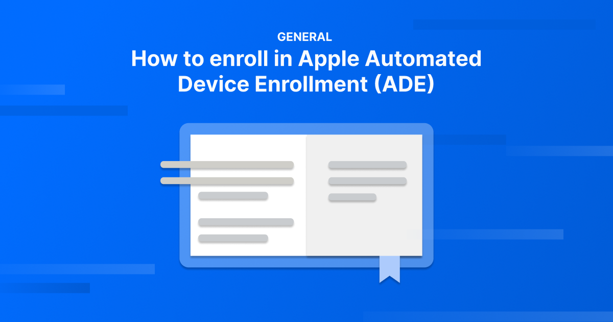 How to enroll in Apple Automated Device Enrollment (ADE) | SimpleMDM