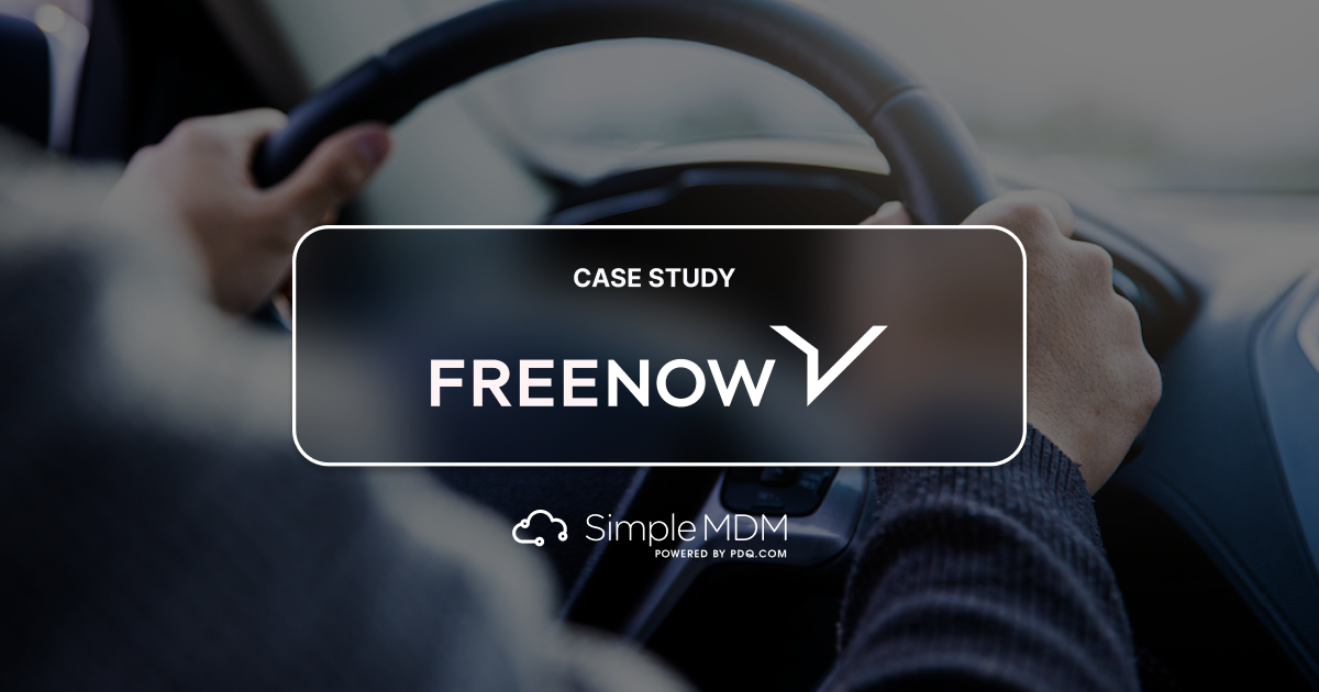 How FREENOW uses SimpleMDM to automate their macOS workflows | SimpleMDM