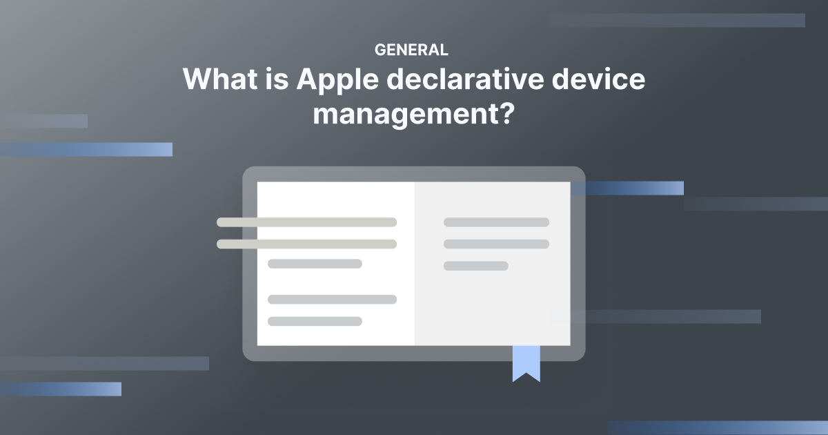 What is Apple declarative device management? | SimpleMDM