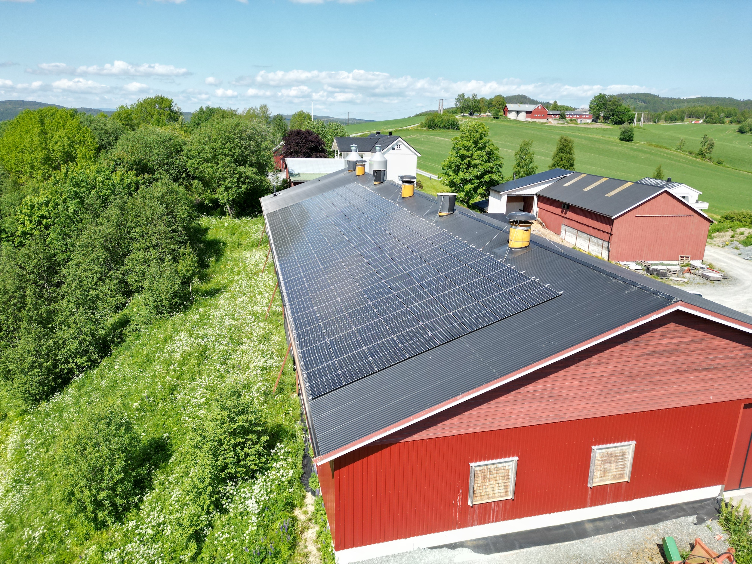 Produserer strøm til hele gården - NTE