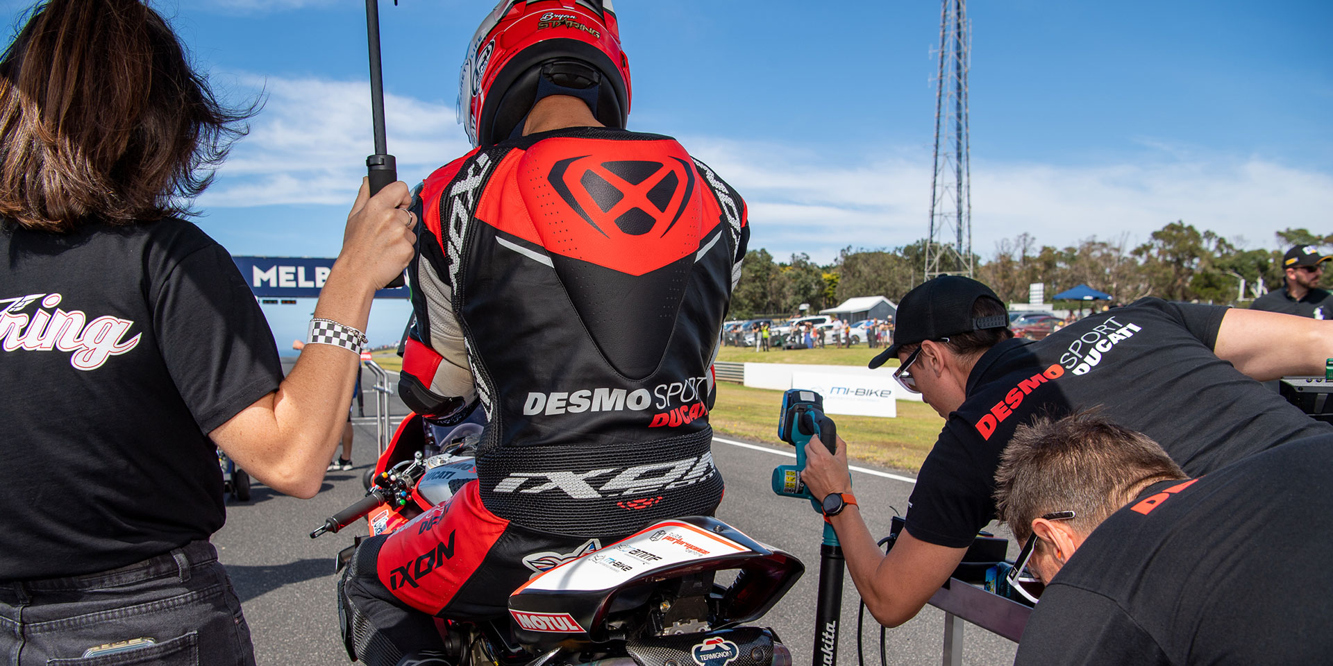 Staring Ready for Queensland Raceway Challenge