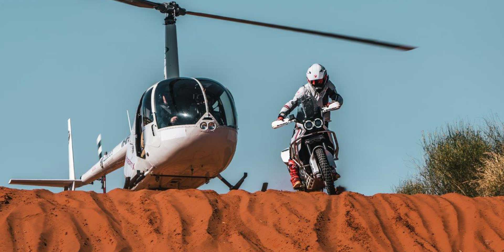 The Ducati DesertX with Nick Selleck complete the un-Finkeable: riding ...