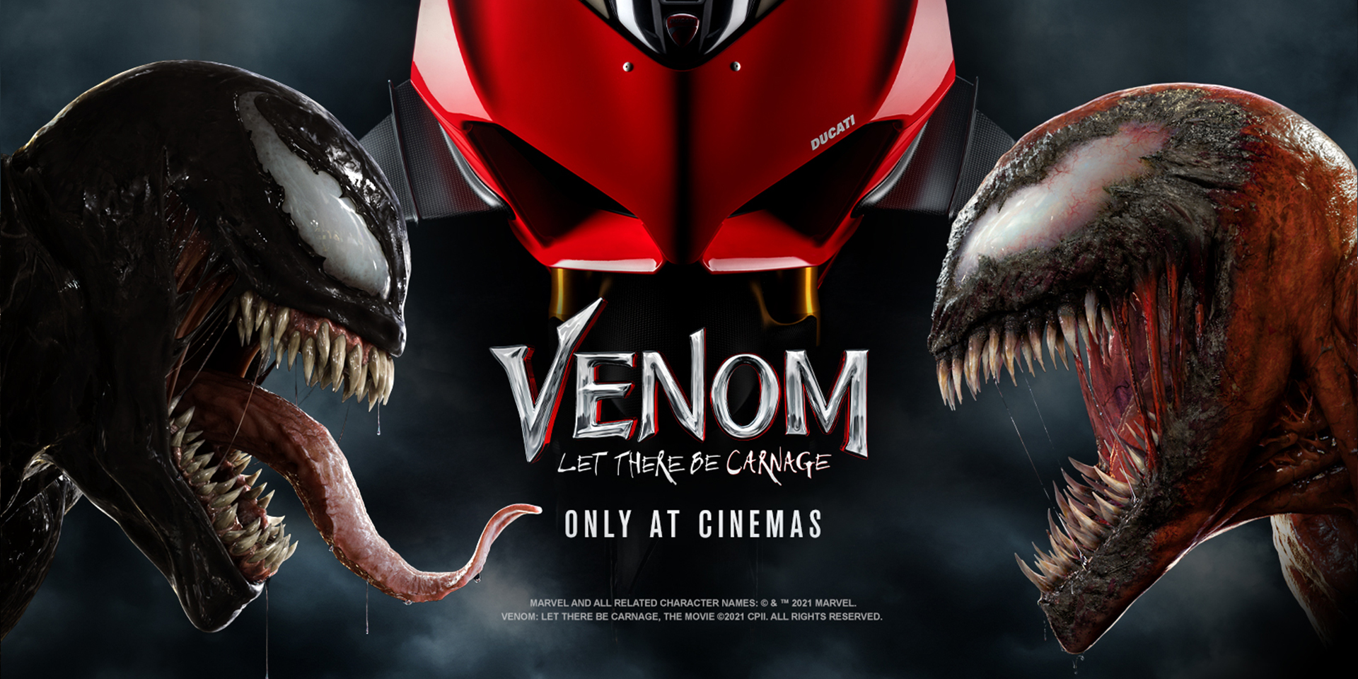 Ducati returns to the screen in the new movie, VENOM: LET THERE BE CARNAGE