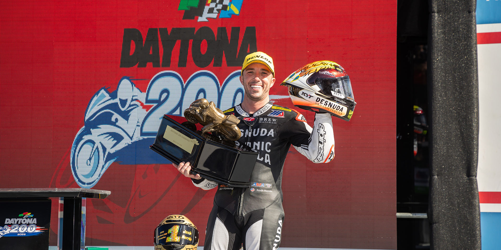 Josh Herrin takes a record fourth straight Daytona 200 win on the ...