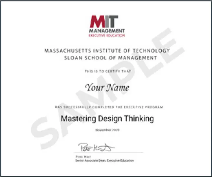 Design Thinking Certification at MIT Sloan | Online Program Design Thinking Certification at MIT Sloan | Online Program