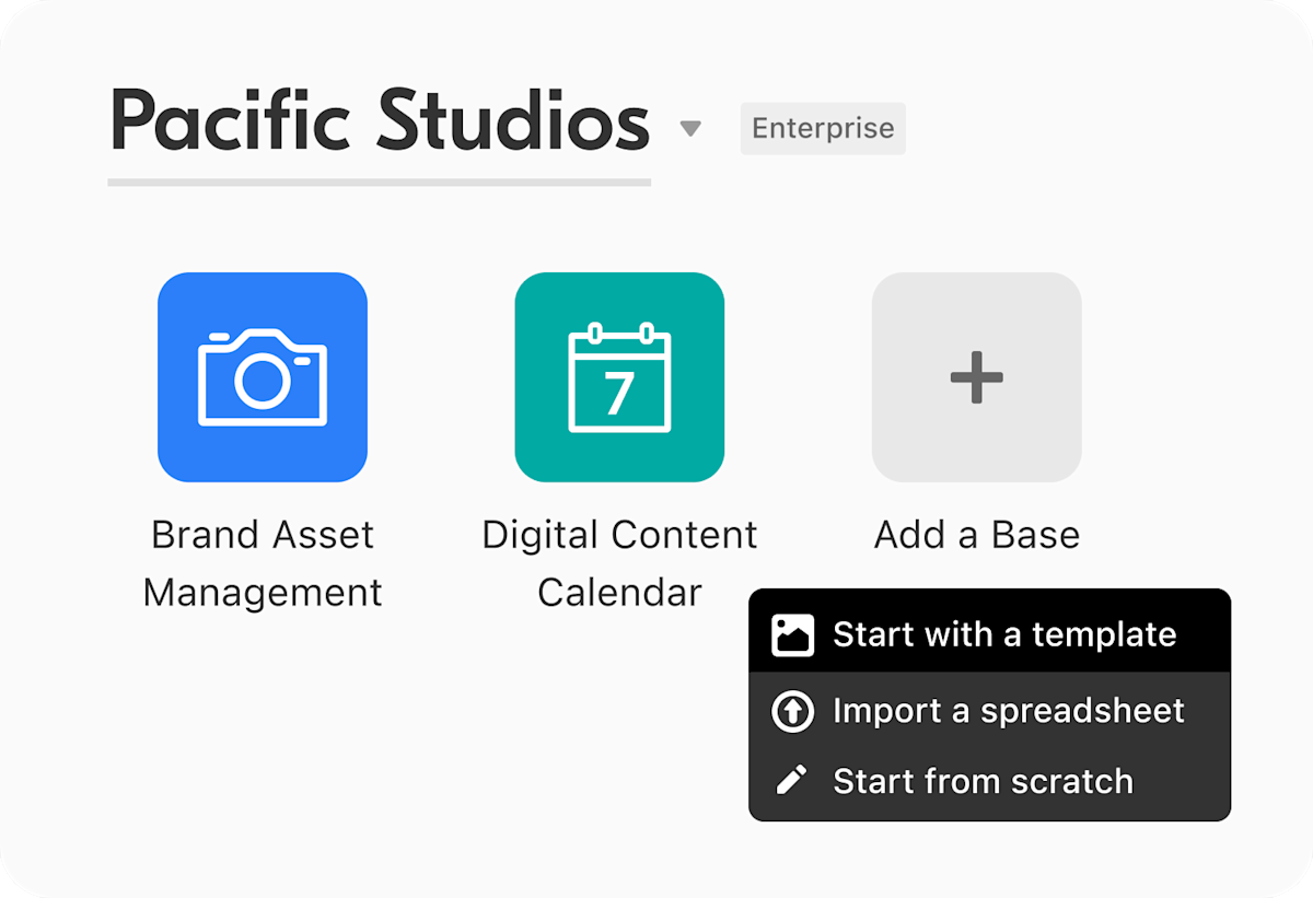How to Create & Start a Base on Airtable | Airtable Guides