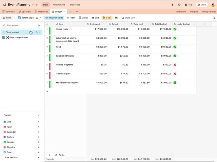 Quick Start: Try Airtable in 10 Minutes | Airtable Guides