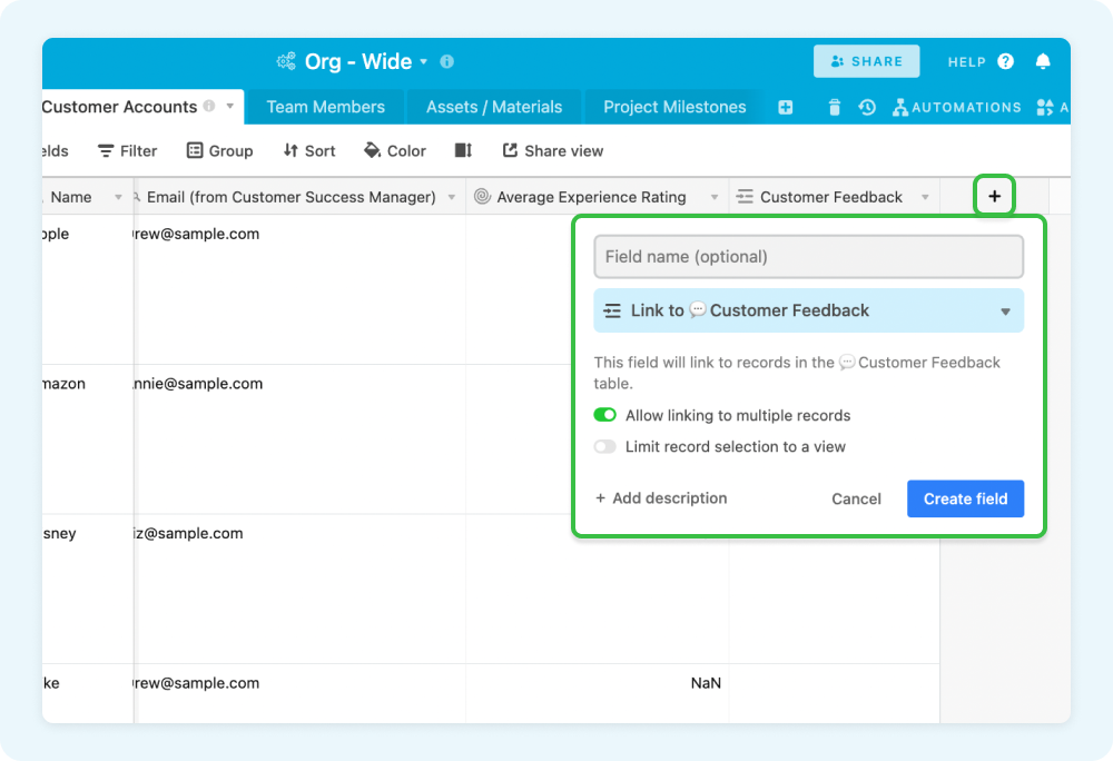 Centralize product feedback with Airtable | Airtable Guides