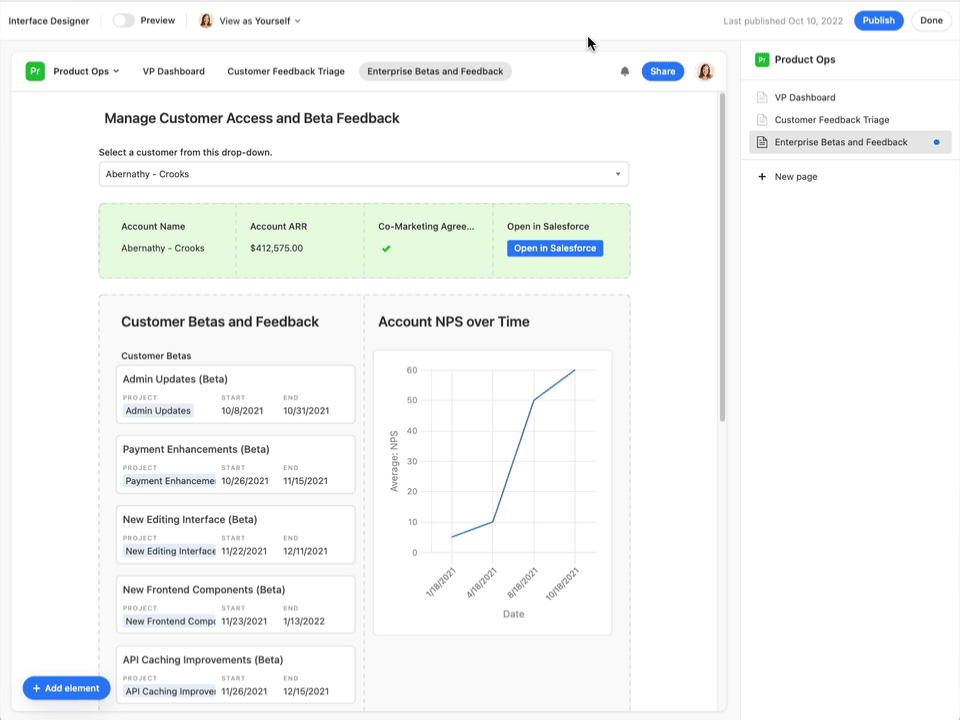 Interface Designer: How to Use Record Summary Layout | Airtable Guides