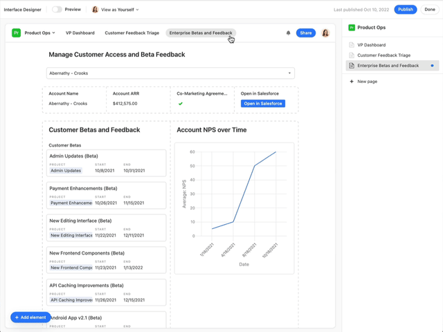 Interface Designer: How to Use Record Summary Layout | Airtable Guides