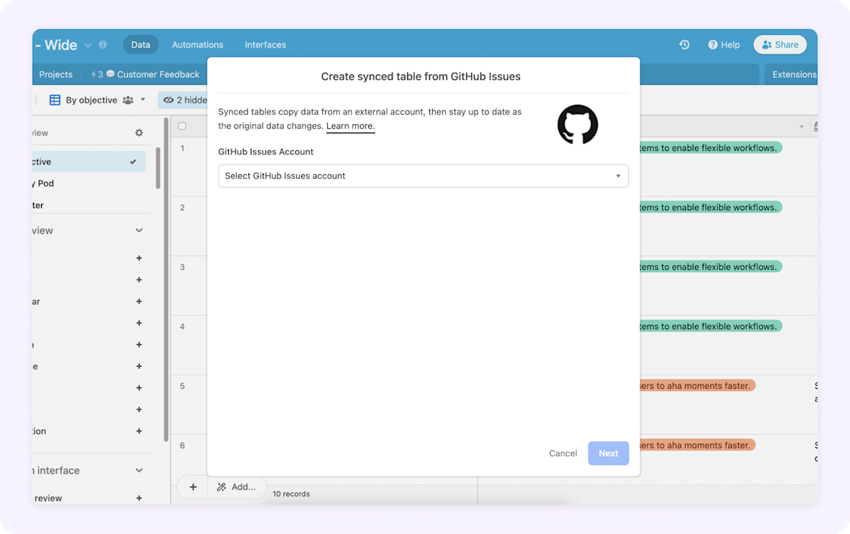 Airtable + GitHub Integration | Connect in Minutes