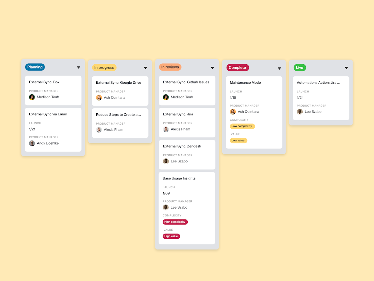 Plan Your Product Roadmap with Airtable | Airtable