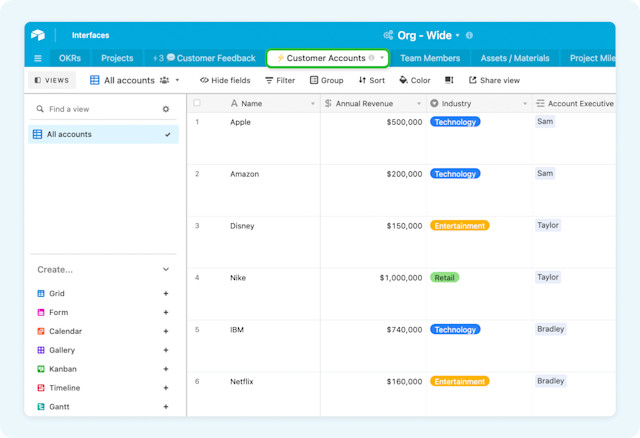 Build an Organization-wide Roadmap in Airtable | Airtable Guides
