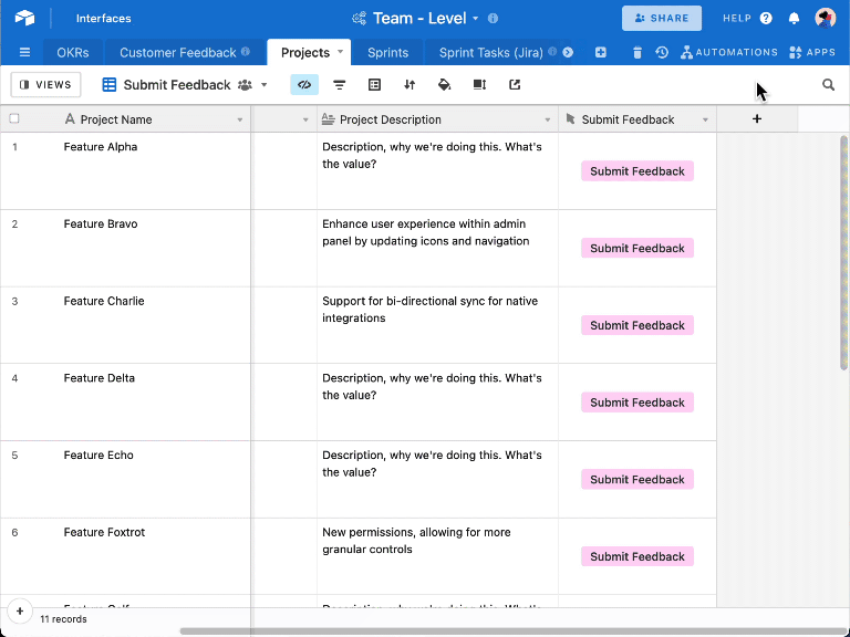 Get Started Prioritizing and Creating a Roadmap in Airtable | Airtable Guides
