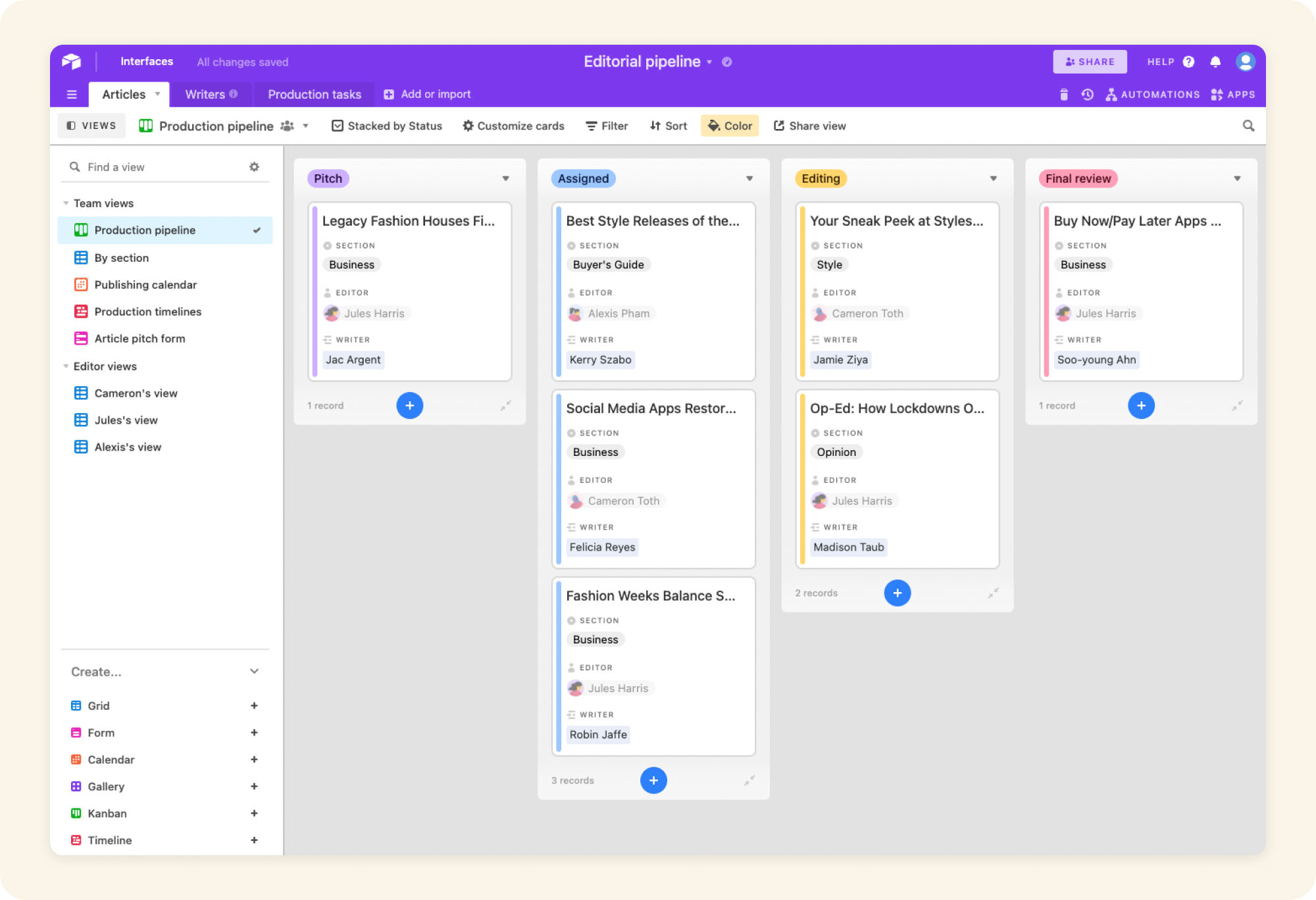 Create Your First Base in Airtable | Airtable Guides