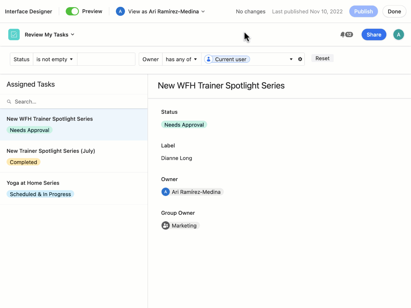 How to Implement Interface Permissions in your Workflow | Airtable Guides