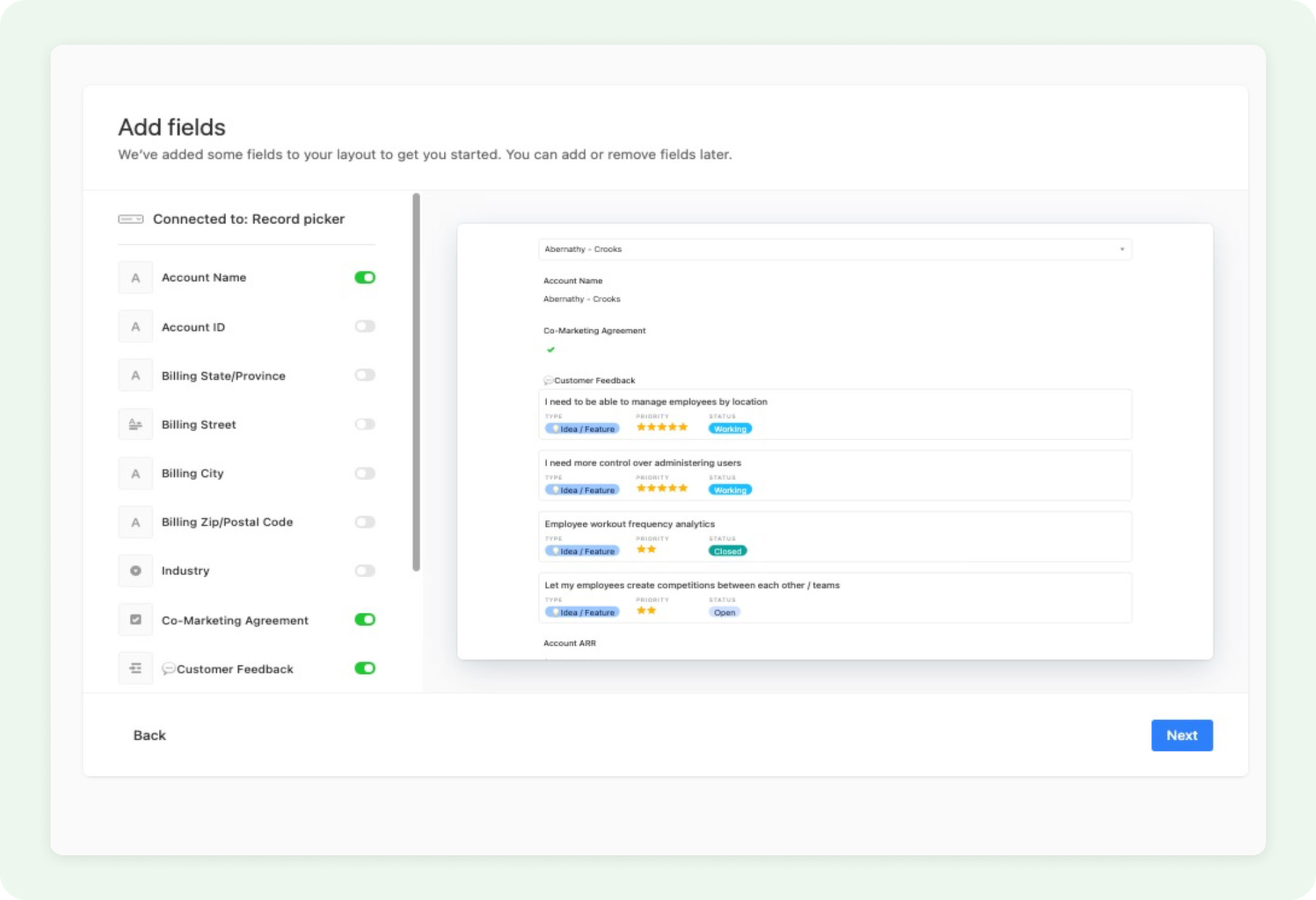 Interface Designer: How to Use Record Summary Layout | Airtable Guides
