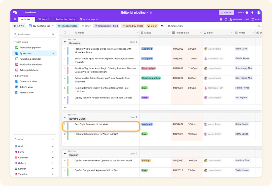 Add Data with Records in Airtable | Airtable Guides