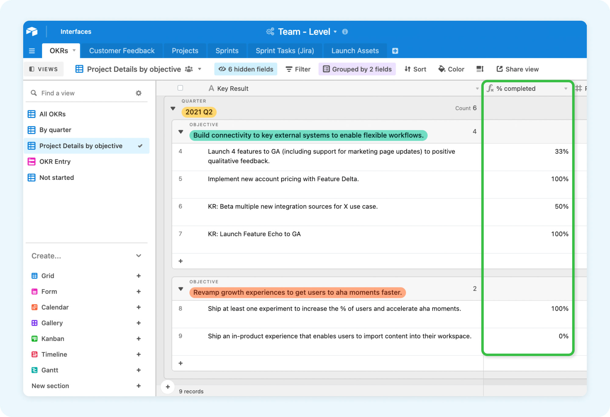 Getting Started With Product Objective Planning in Airtable | Airtable Guides