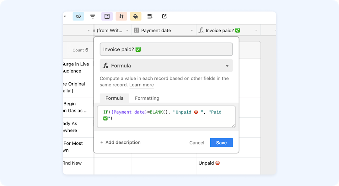 Level Up your Workflow with Advanced Airtable Formulas | Airtable Guides