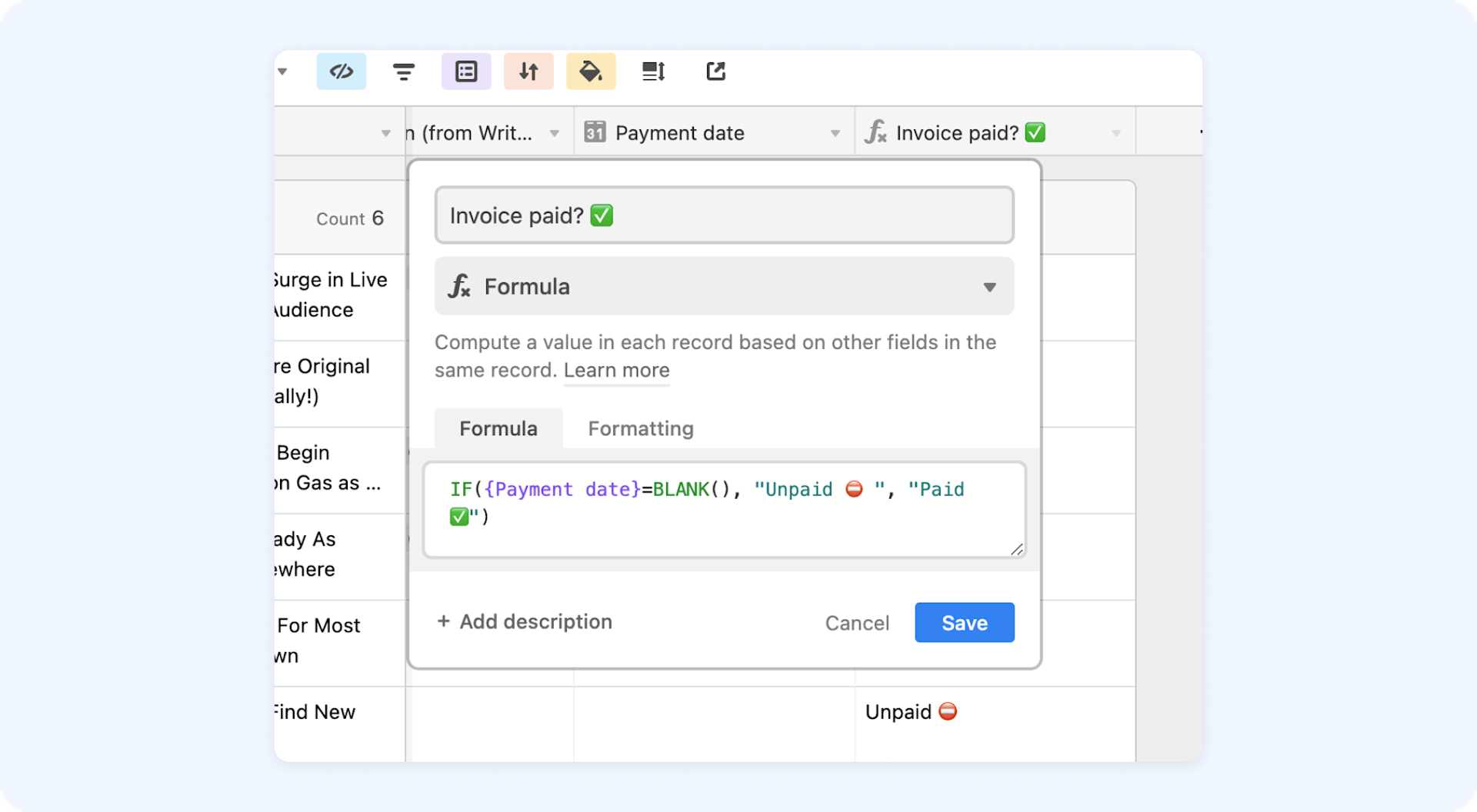 Level Up your Workflow with Advanced Airtable Formulas | Airtable Guides