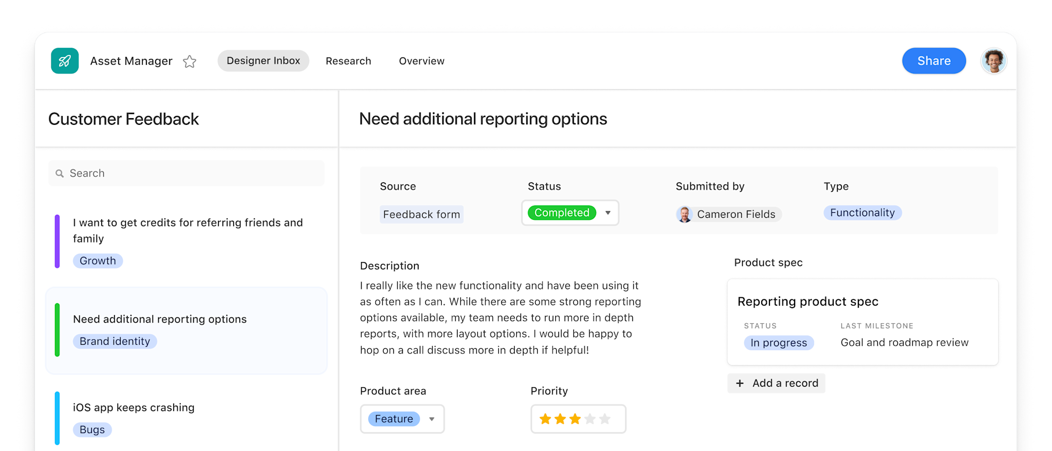 Interface Designer: Build Custom Visuals for Any Team | Airtable