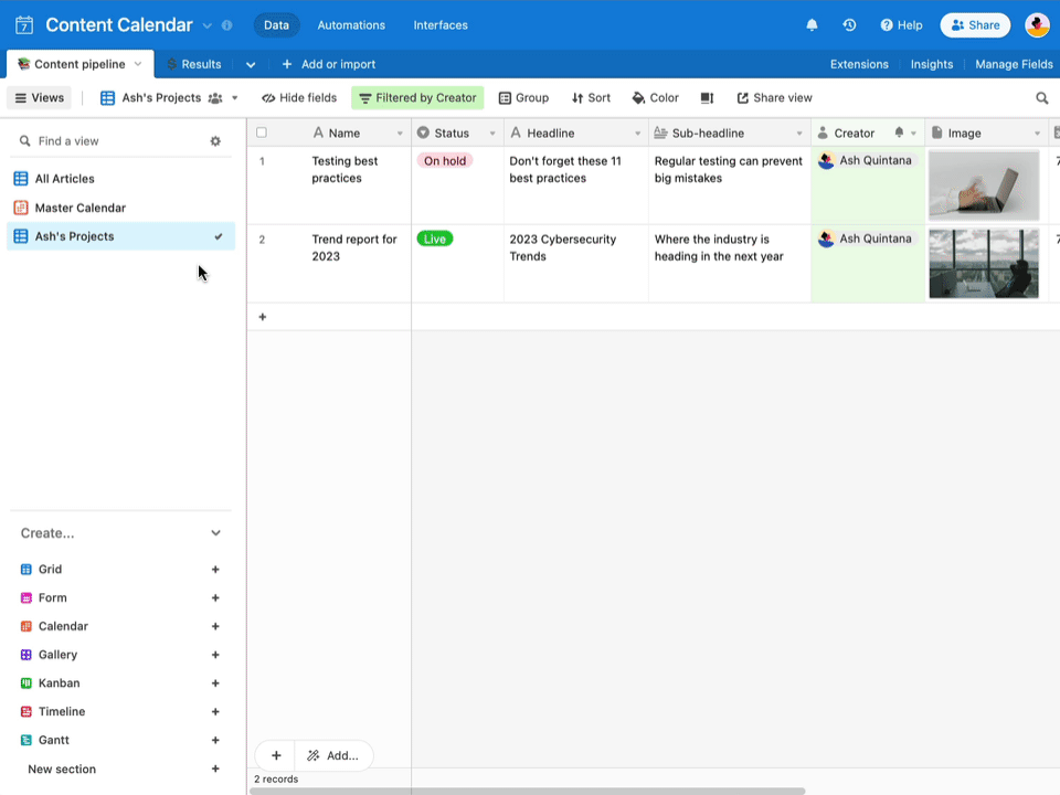 Prepare your Airtable Base for Onboarding | Airtable Guides
