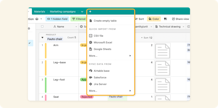 Create Your First Table in Airtable | Airtable Guides