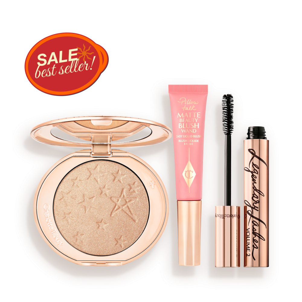 Hollywood Blush, Glow & Legendary Lashes Makeup Kit | Charlotte Tilbury