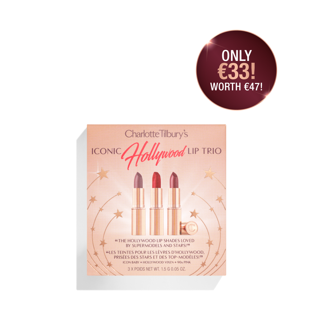 Iconic Hollywood Lip Trio: Mini Lipstick Gift Set | Charlotte Tilbury