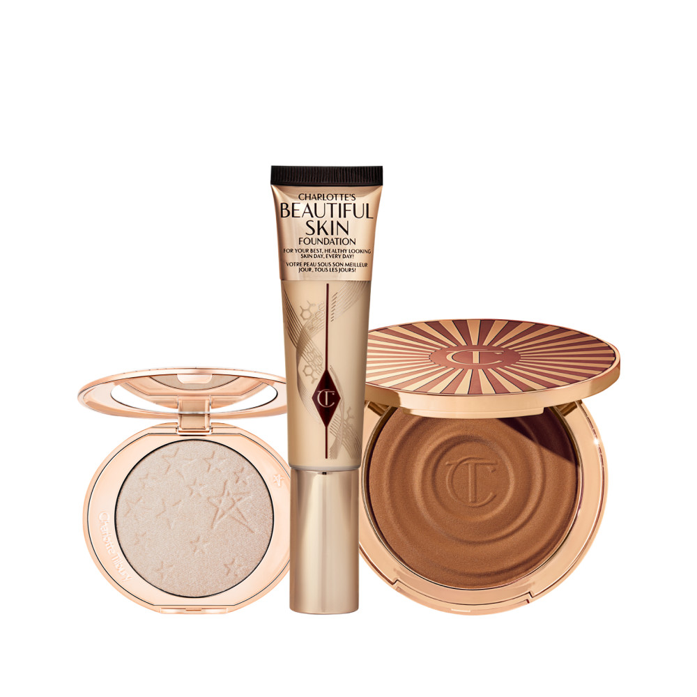 30% Off: Foundation, Bronzer & Highlighter Kit | Charlotte Tilbury