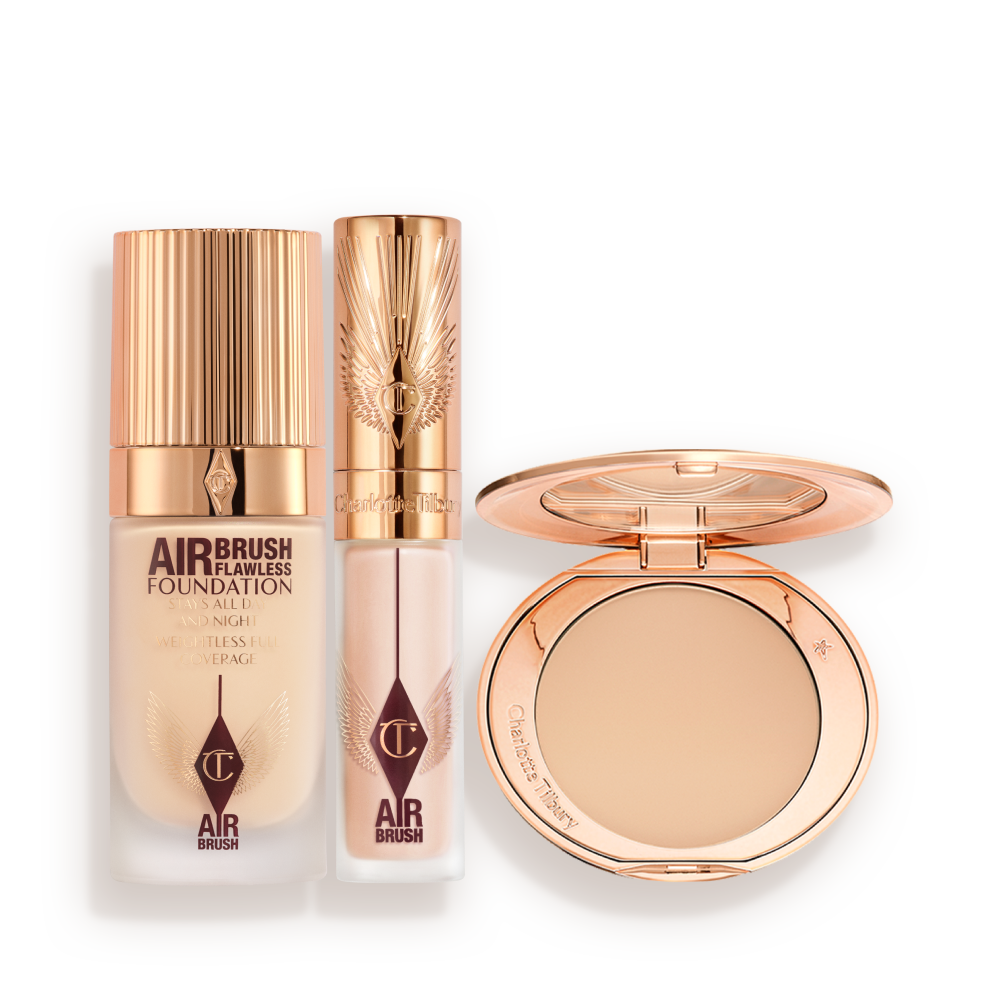 Airbrush Flawless Perfect, Conceal + Blur Trio: Foundation, Concealer ...