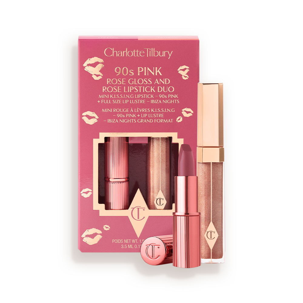 Lip Gloss & Mini Lipstick Duo In 90s Pink | Charlotte Tilbury