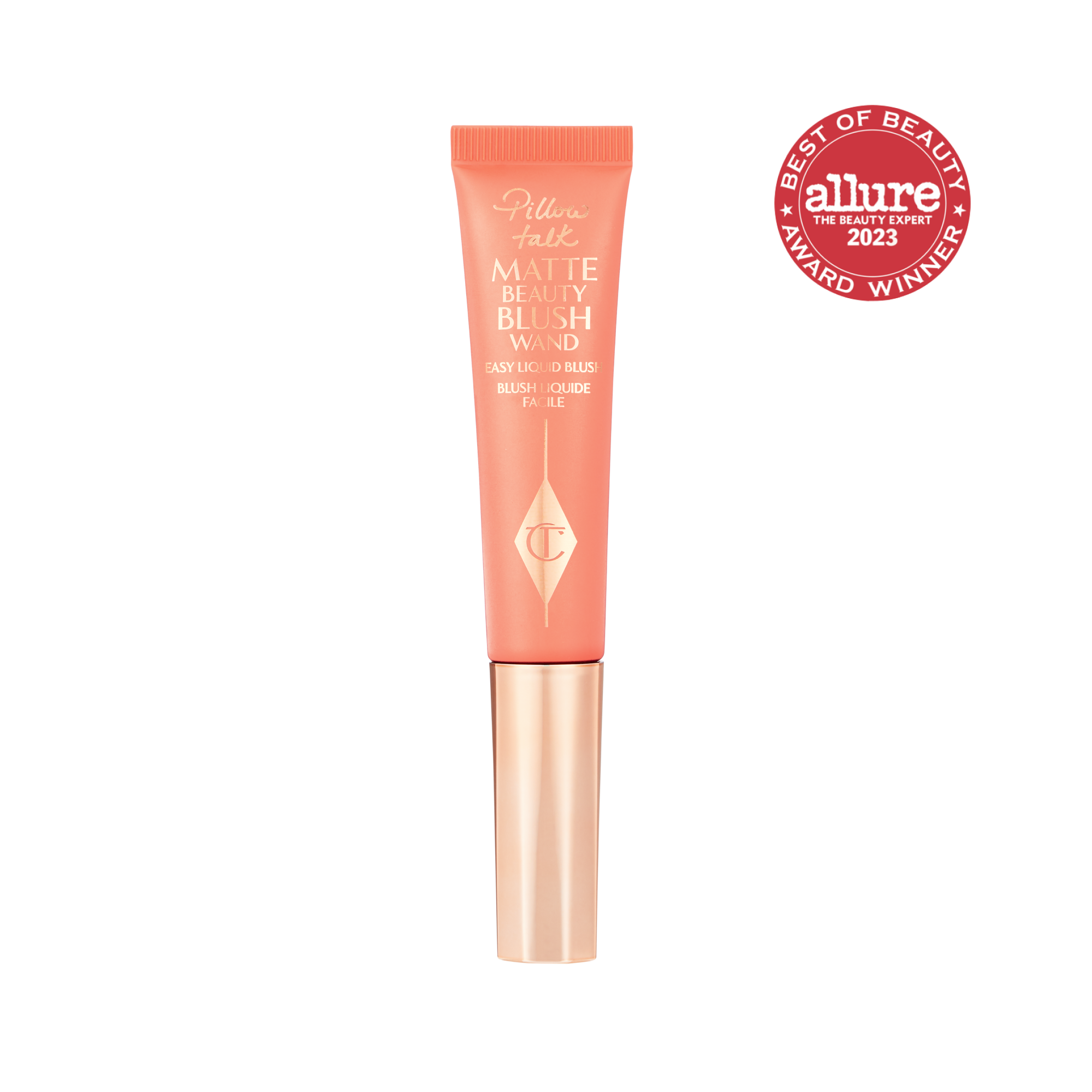 Peach Matte Blush: Pillow Talk Matte Beauty Blush Wand | Charlotte Tilbury