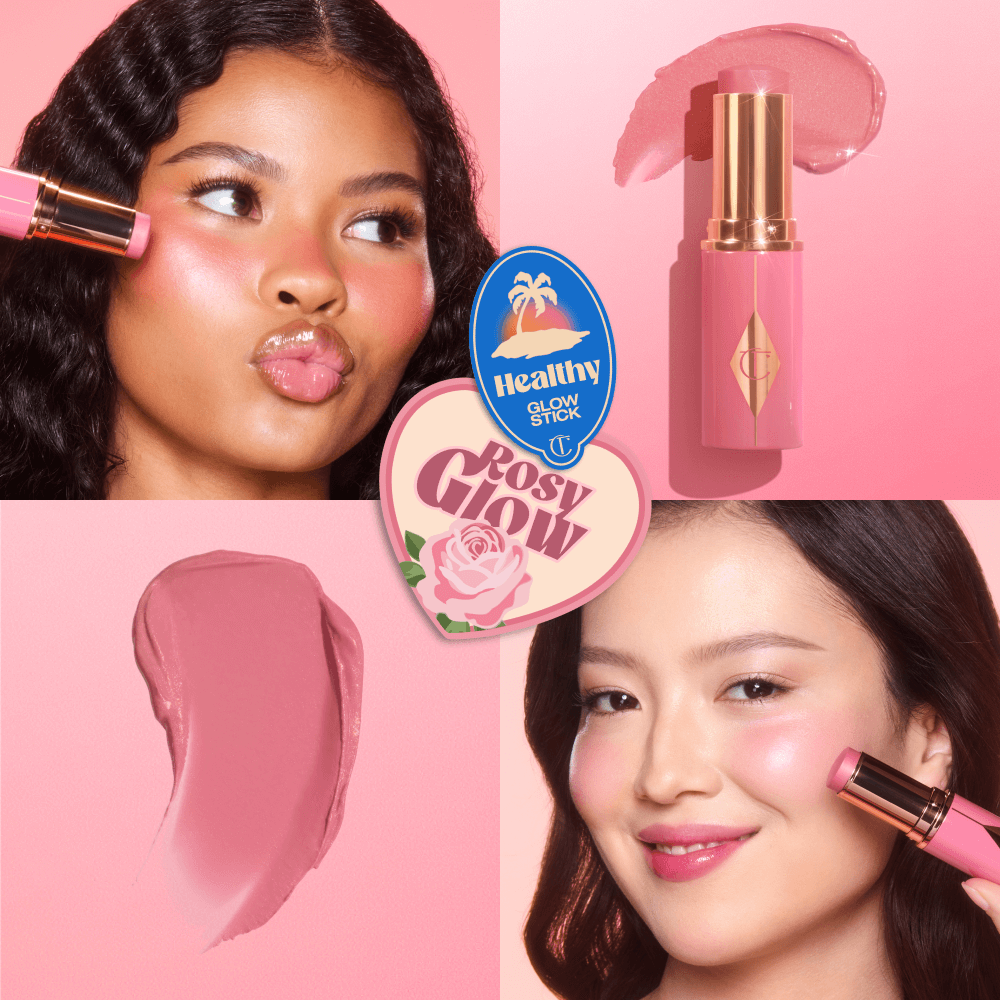 Unreal Blush Healthy Glow Stick: Rose Cream Blush Stick | Charlotte Tilbury