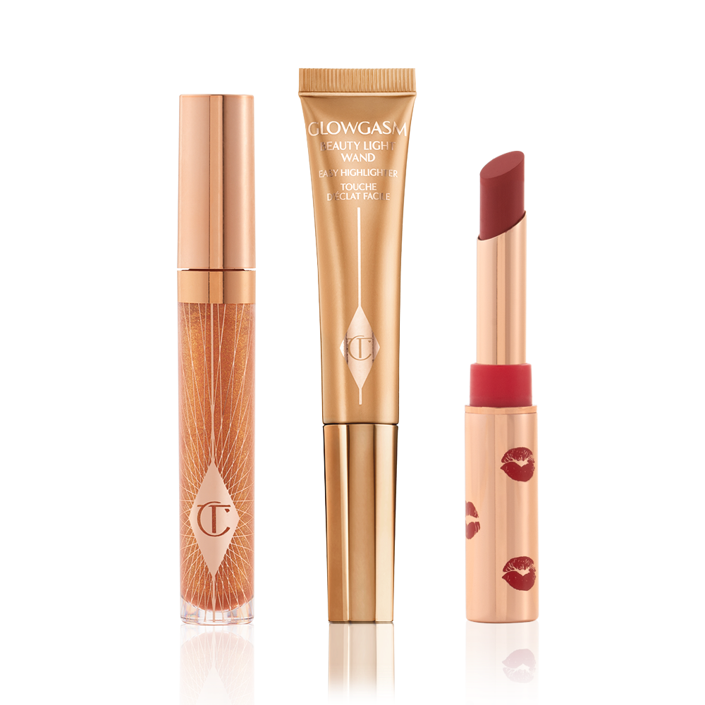 Holiday Red And Gold Makeup Kit | Charlotte Tilbury