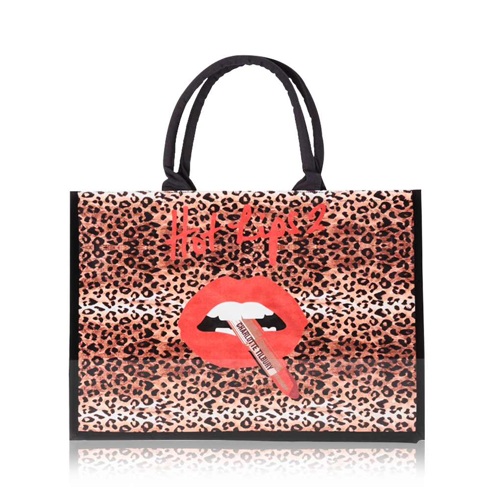 Hot Lips 2 The Timeless Leopard Tote Bag In Classic Rose Gold – Hot ...