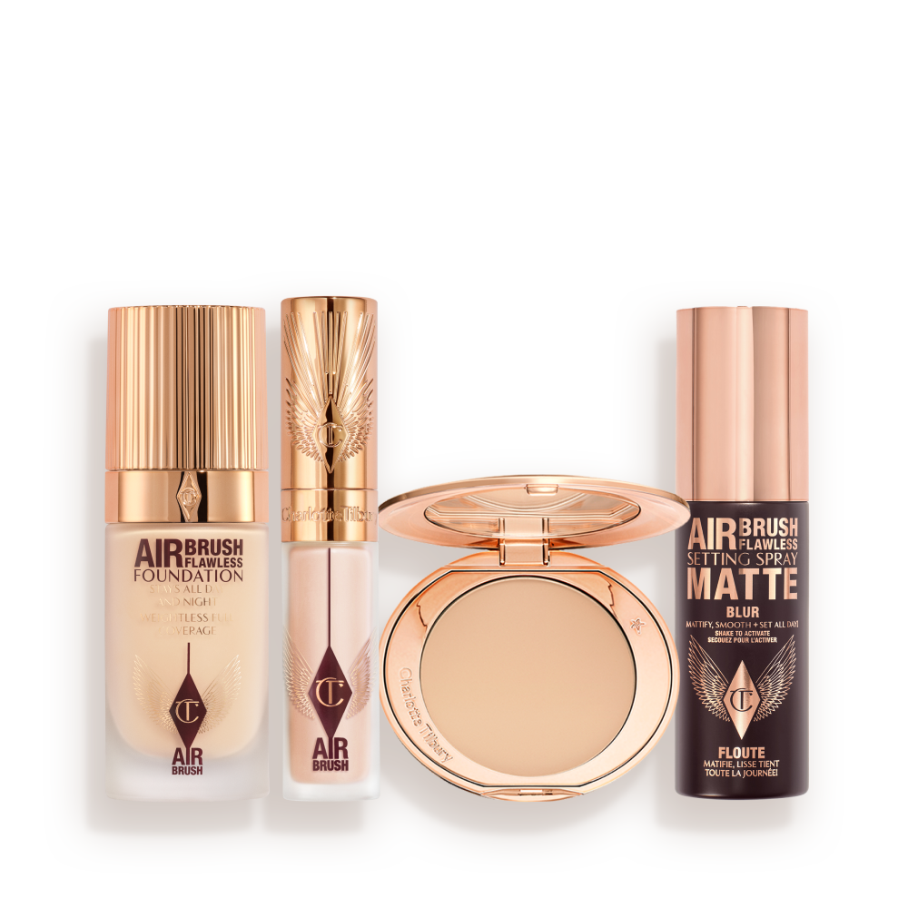 Airbrush Flawless Blur Makeup Kit: Matte Complexion Routine | Charlotte ...