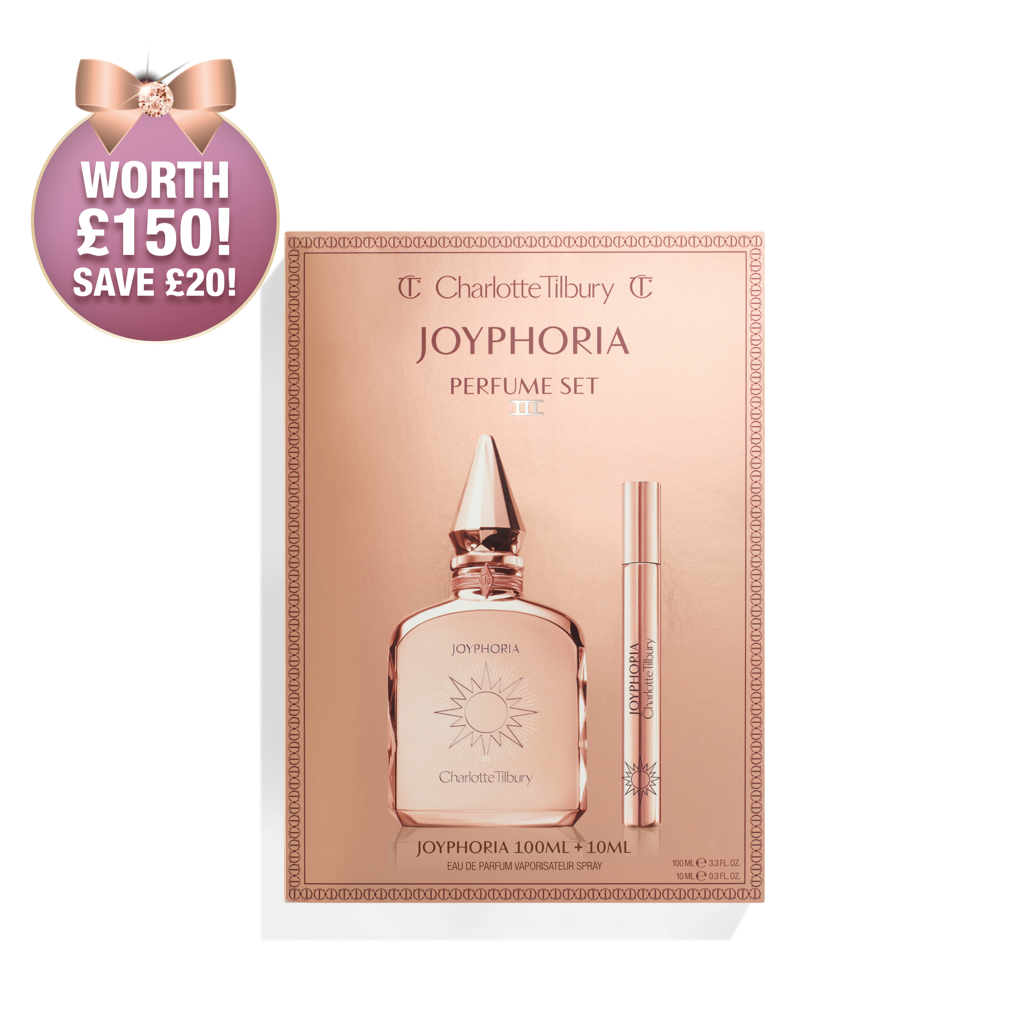 Joyphoria 100ml: Warm Floral Vanilla Perfume Edp | Charlotte Tilbury