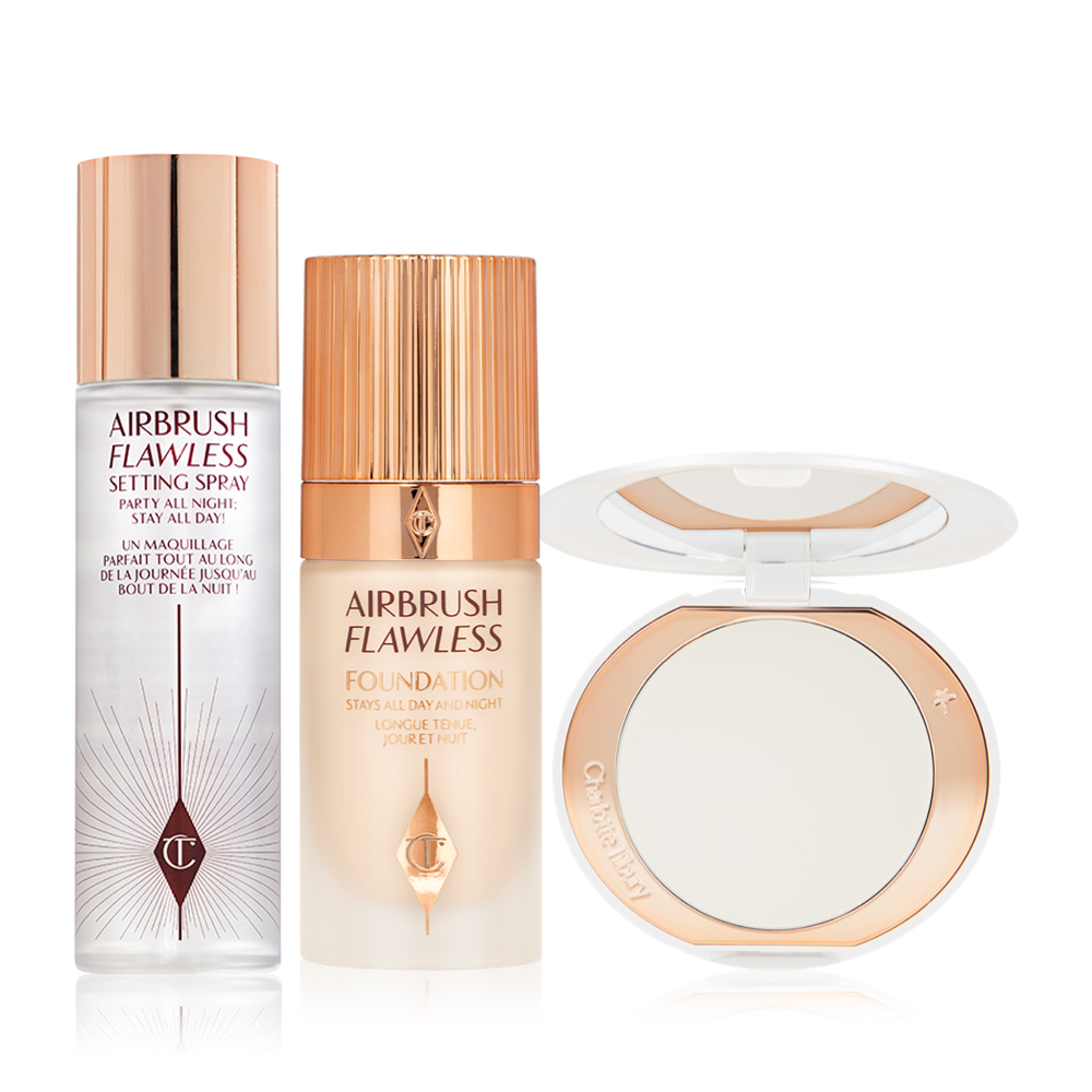 Airbrush Flawless Brighten & Set Kit | Charlotte Tilbury