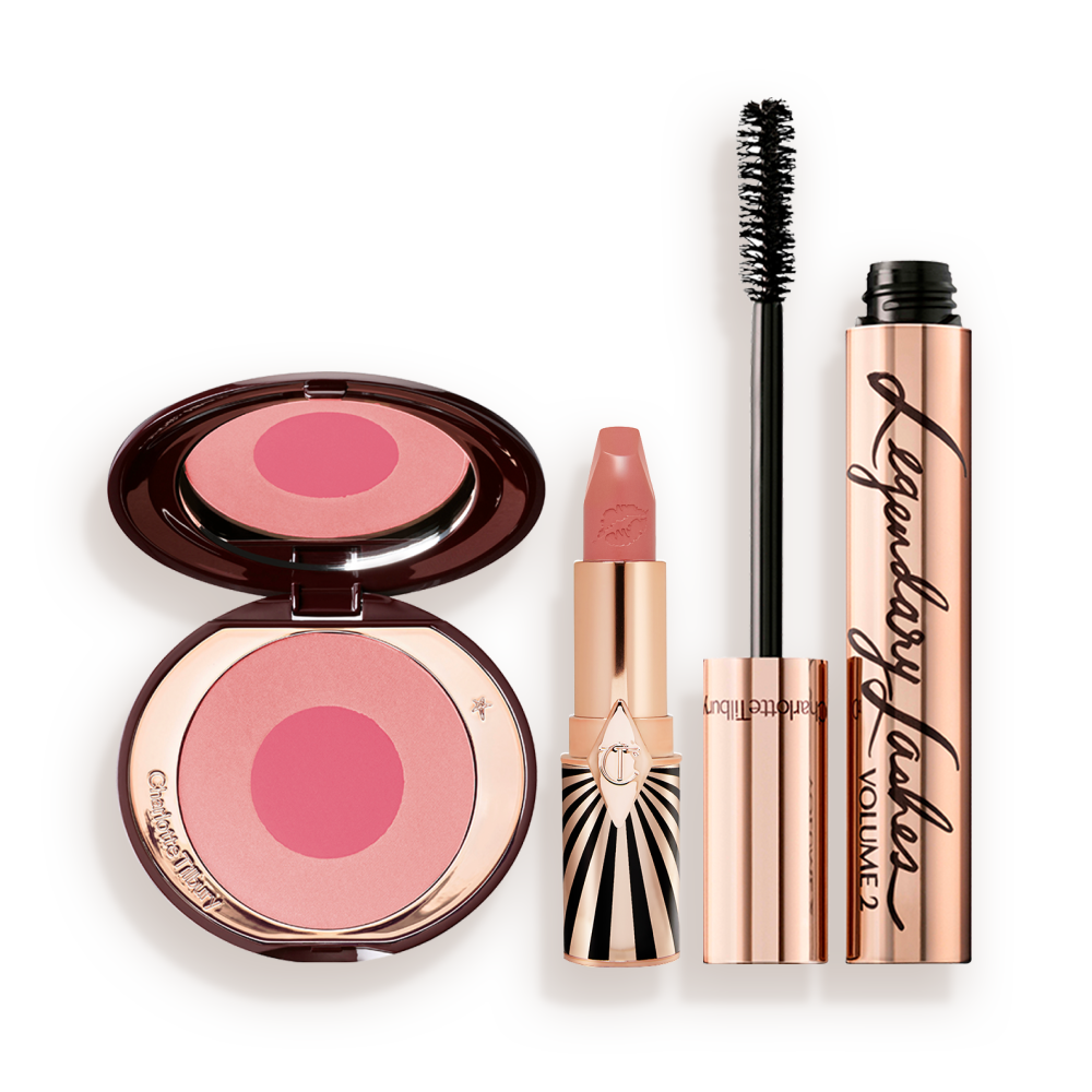 45% Off* Charlotte's Iconic Cheeks, Lips + Lashes Kit | Charlotte Tilbury