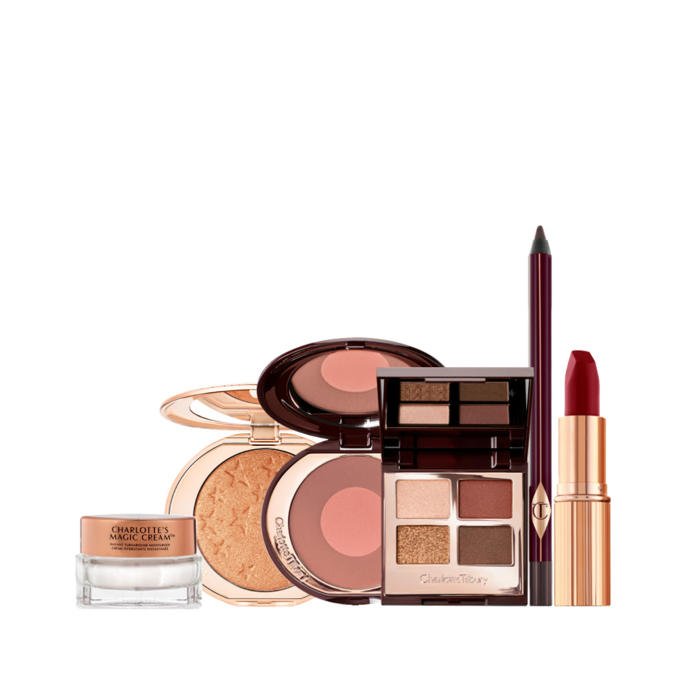 Glamorous Beauty Bridal Kit: Glowy Wedding Makeup Set | Charlotte Tilbury
