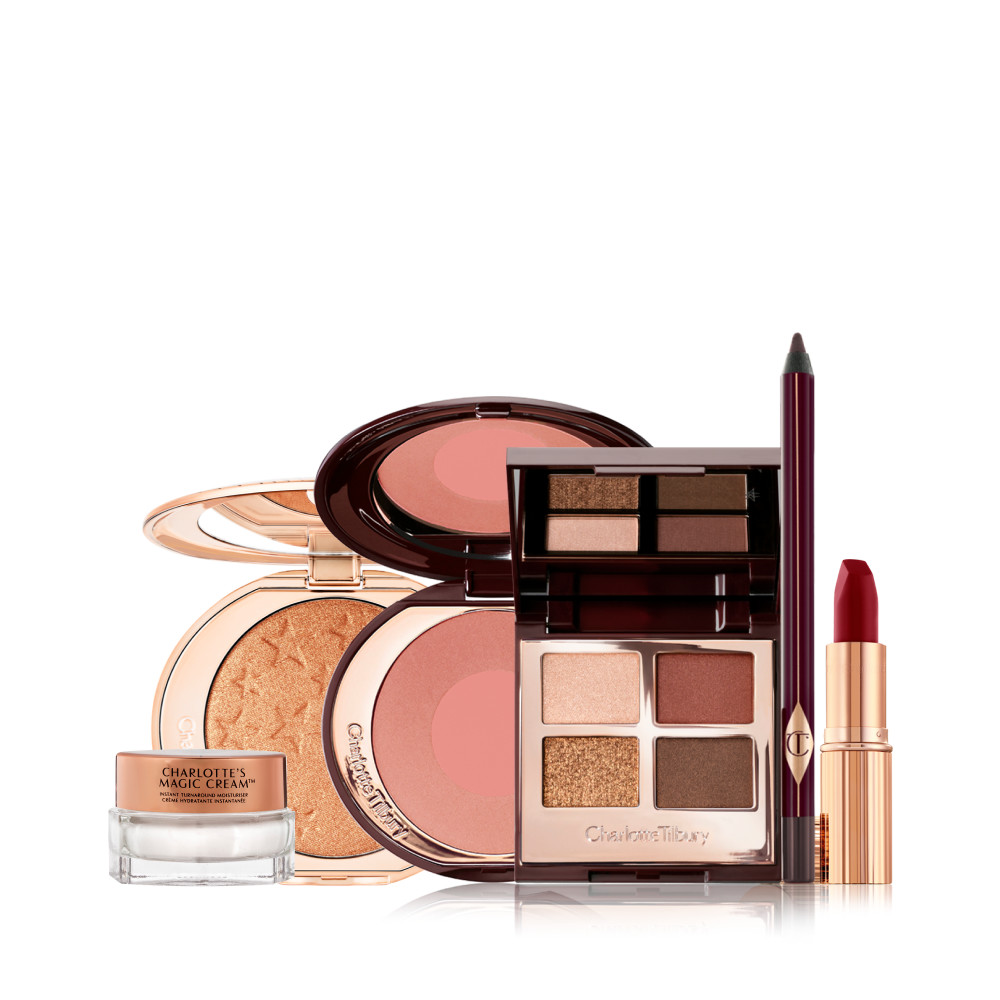 Glamorous Beauty Bridal Kit: Glowy Wedding Makeup Set | Charlotte Tilbury