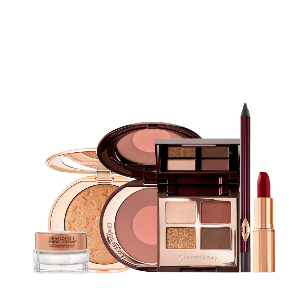Glamorous Beauty Bridal Kit: Glowy Wedding Makeup Set | Charlotte Tilbury