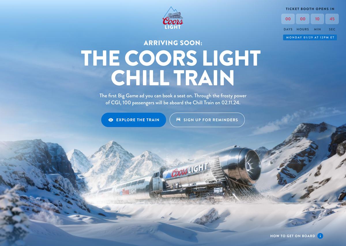 WILDLIFE / Work / Coors Light "Chill Train"